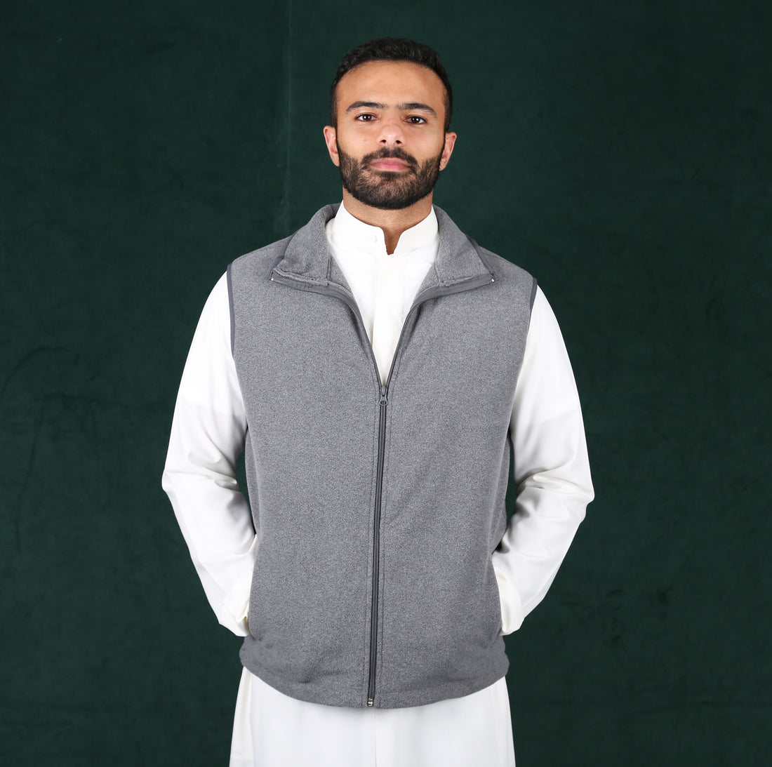 AlSafat Men's Winter Vest - Dark Grey – Al Safat